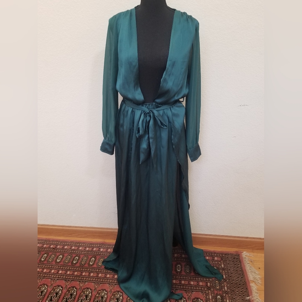 Emerald Green See-Through Dress! - Gem